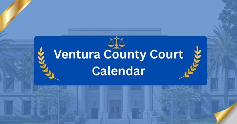 Ventura County Court Calendar
